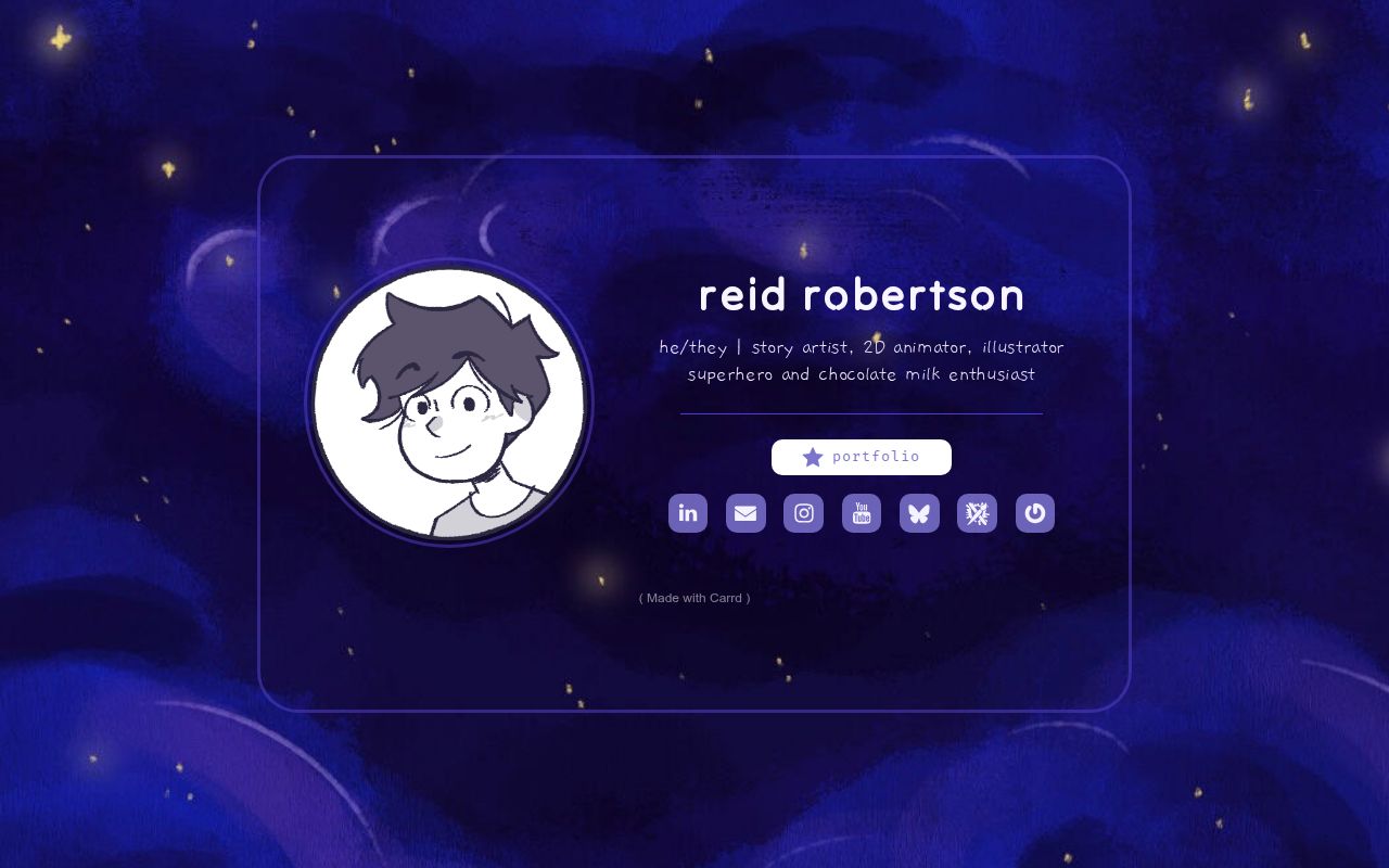 Reid Robertson’s Carrd